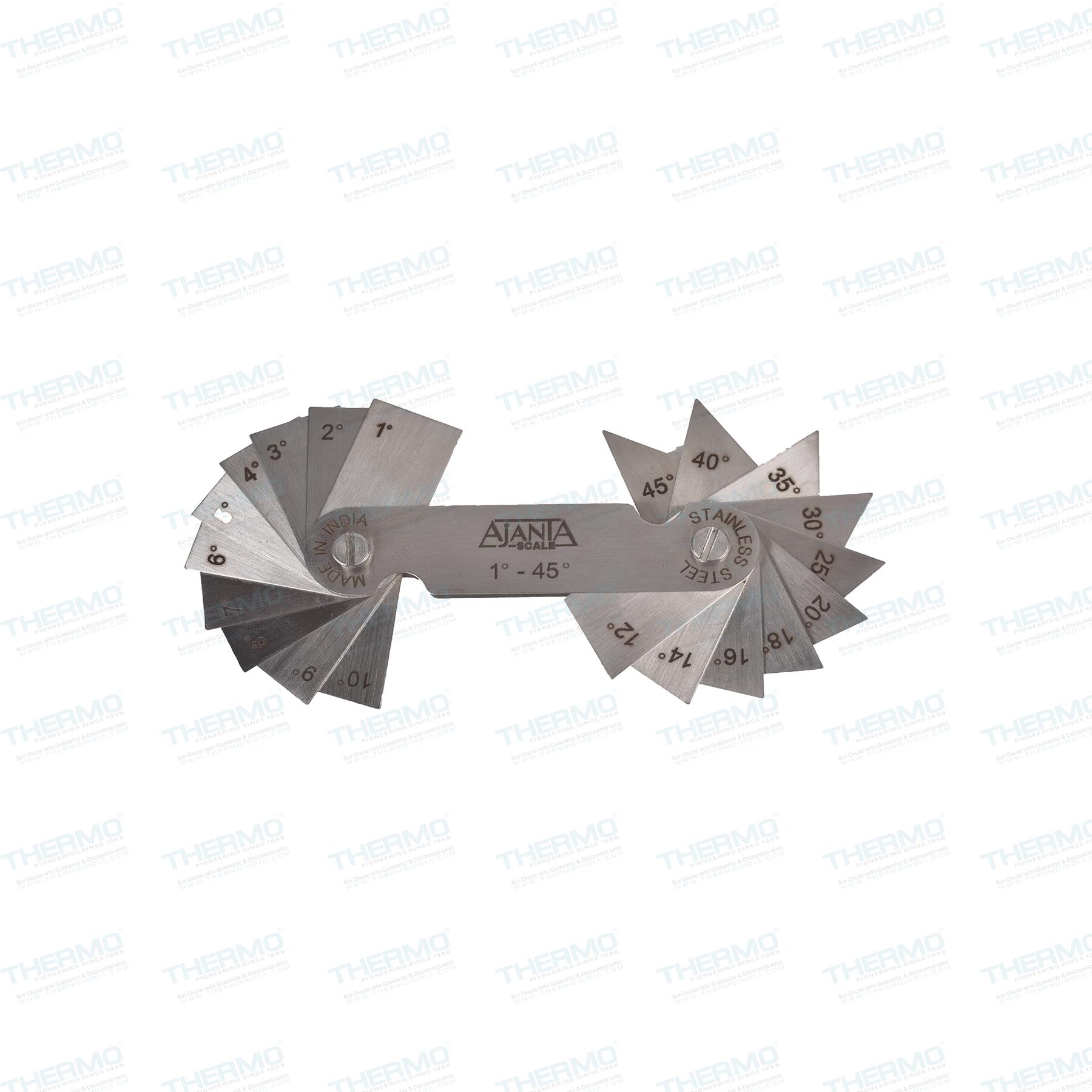 Stainless Steel Angle Gauge 1 To 45 Degree - THERMO