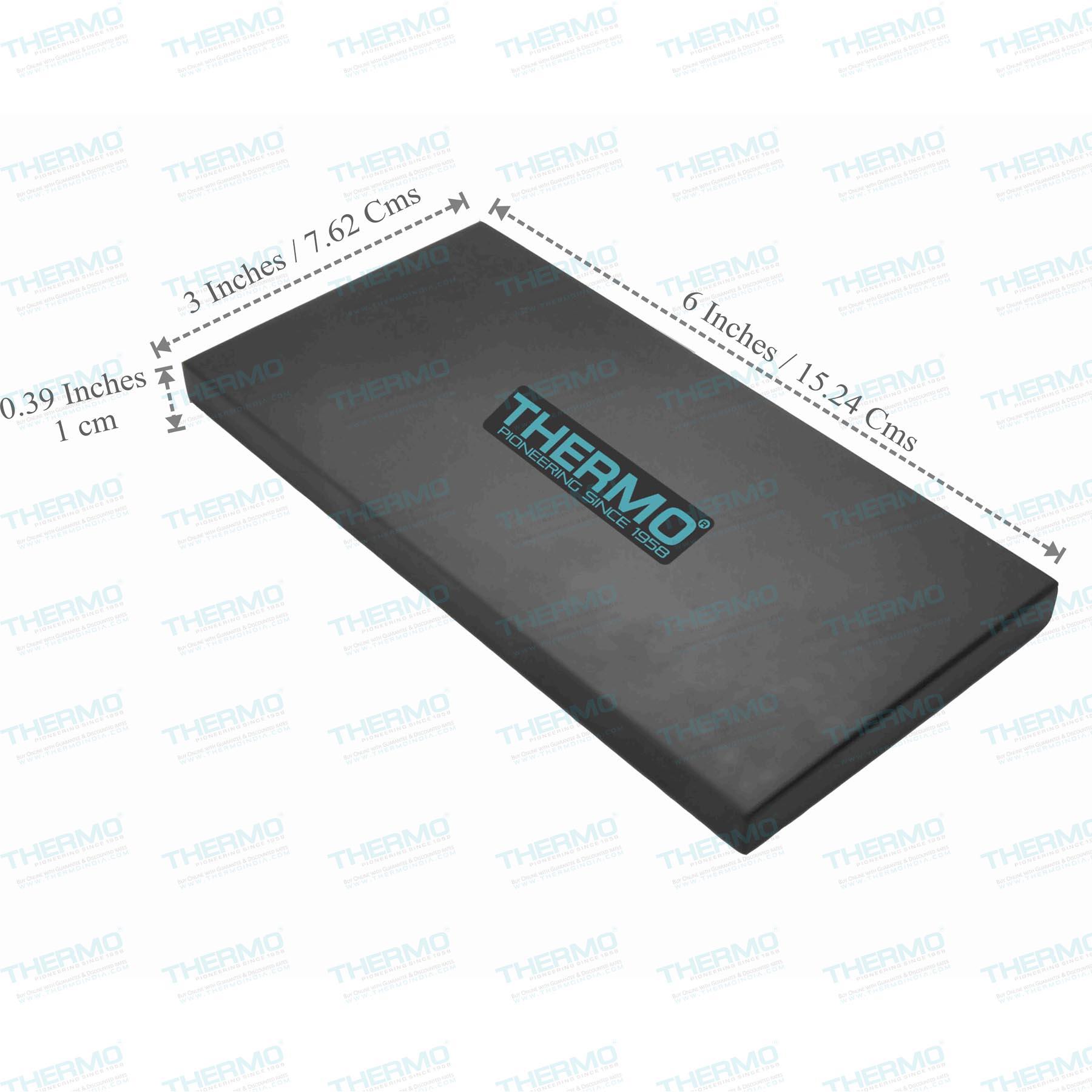 THERMO Gold Testing Stone / Kasauti Stone / Natural Obsidian (3″ x 6″ x ...